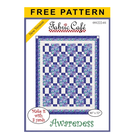 FREE PATTERN - Fabric Cafe - Awareness – Tx2 Quilt Shop