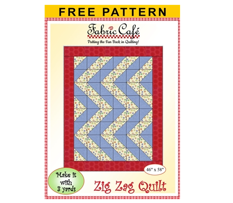 FREE PATTERN - Fabric Cafe - Zig Zag Quilt – Tx2 Quilt Shop
