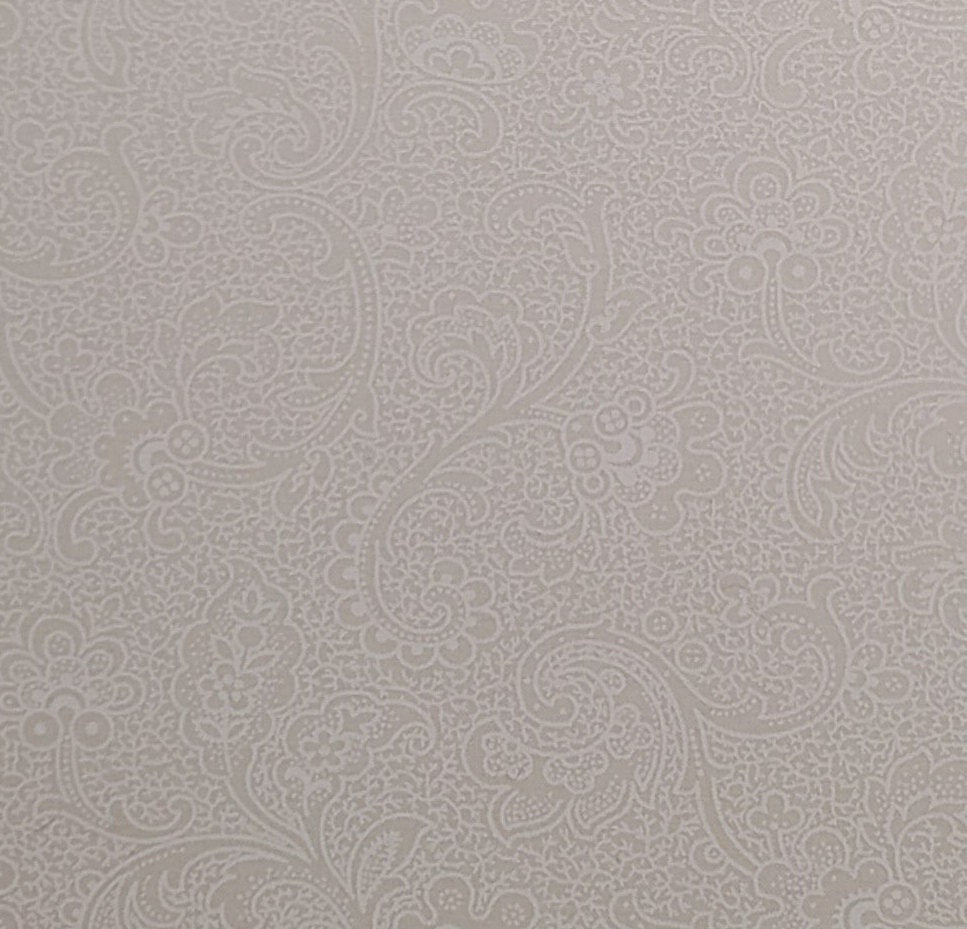 Muslin Mates by Moda - Ivory Fabric / White Lace Filigree Pattern – Tx2 ...