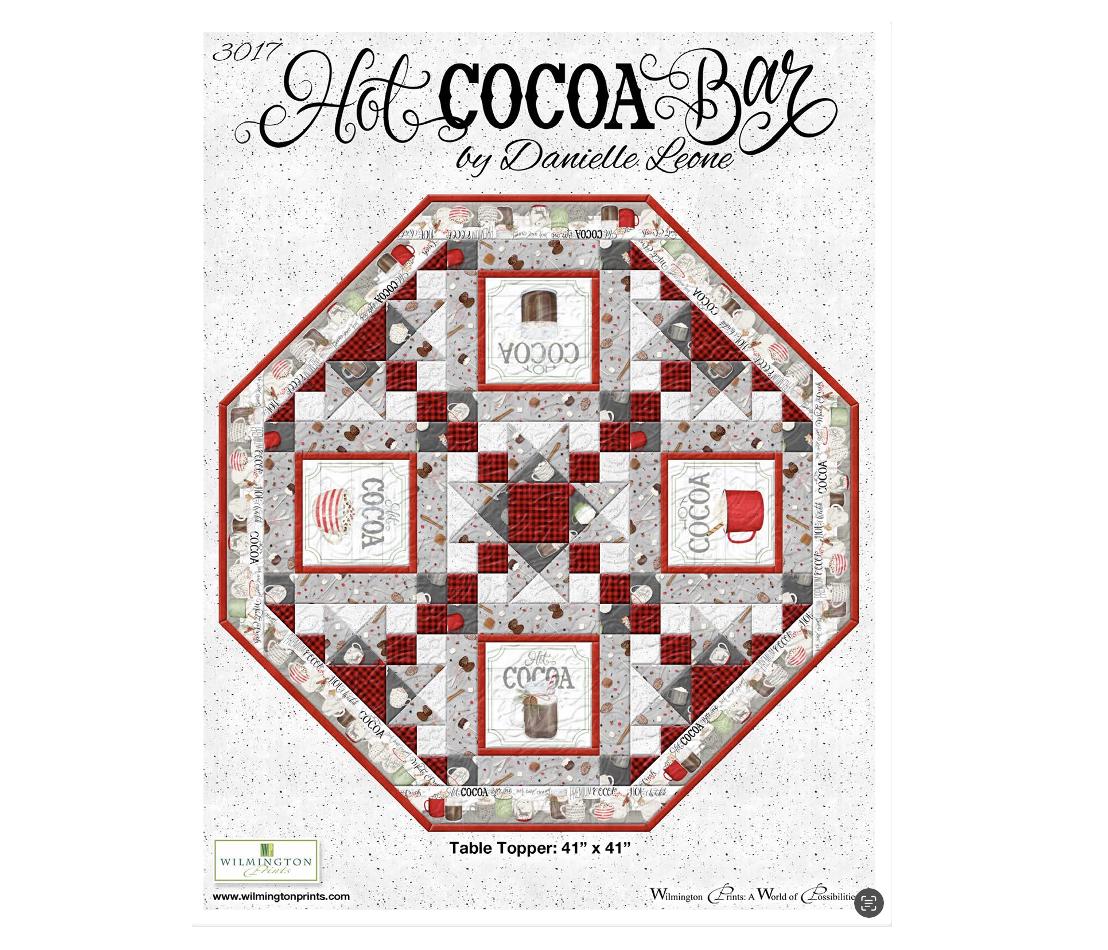 Hot Cocoa Bar Table Topper Quilt Kit by Danielle Leone - Includes Patt ...