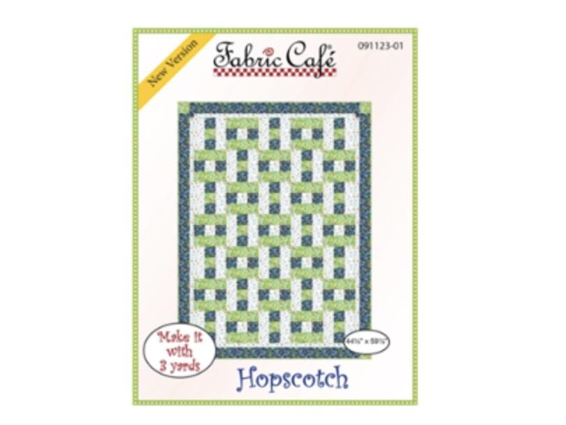 Fabric Cafe - 3-Yard Quilt Pattern - Hopscotch – Tx2 Quilt Shop